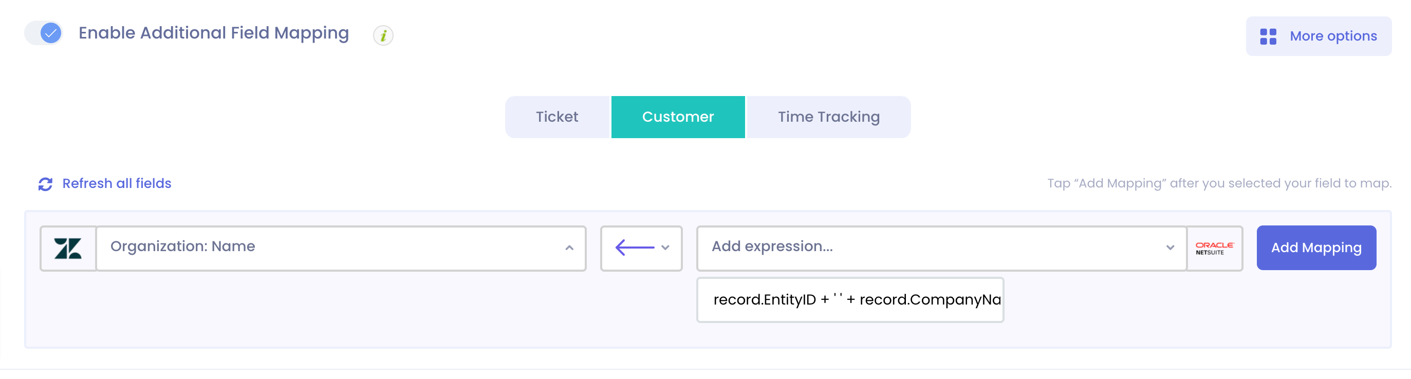 Expression Field Mapping Guide – Help Center